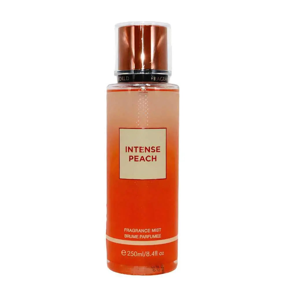 Intense Peach Fragrance Body Mist 250ml Fragrance World – Dupes Hub